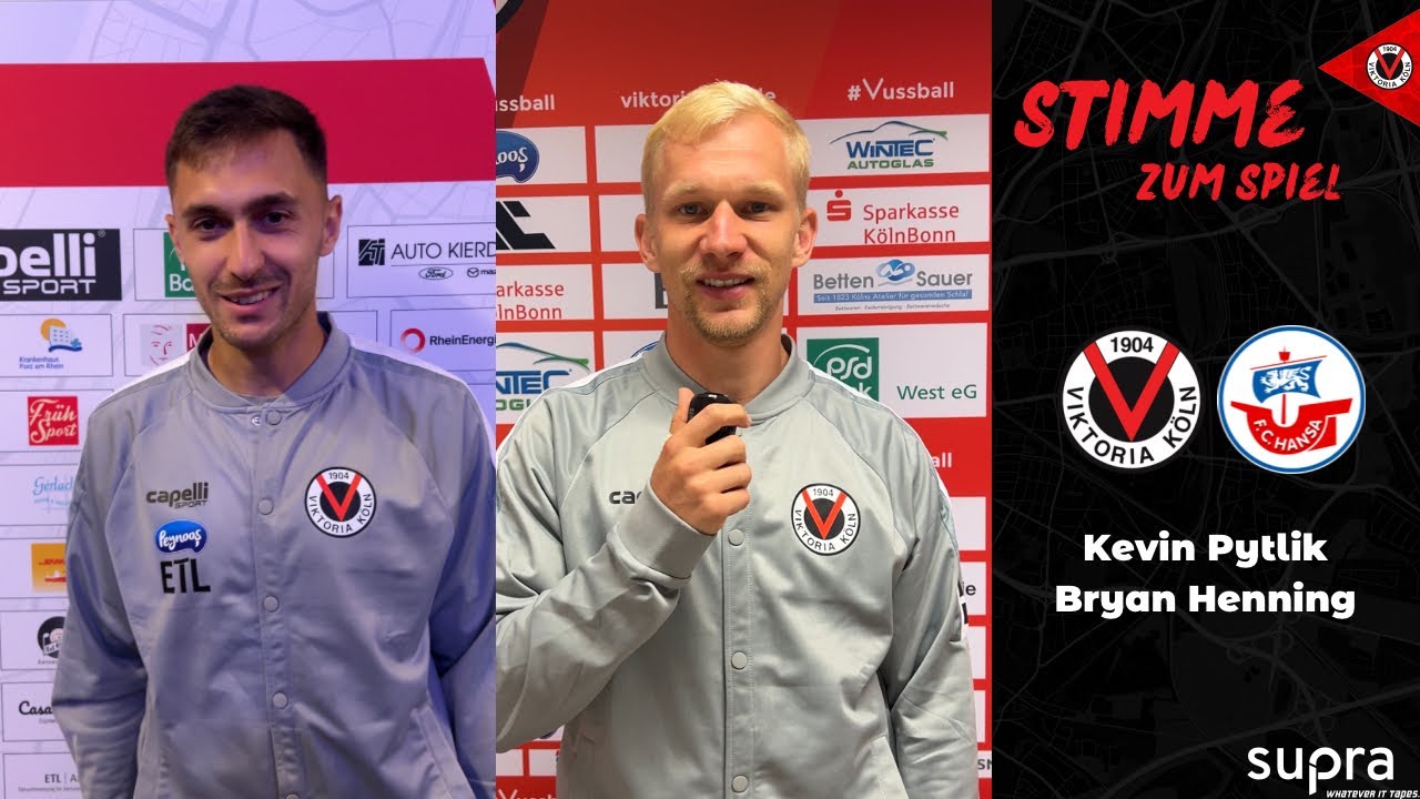 Stimmen zum 3:0-Heimsieg | Kevin Pytlik & Bryan Henning | #VIKFCH - YouTube