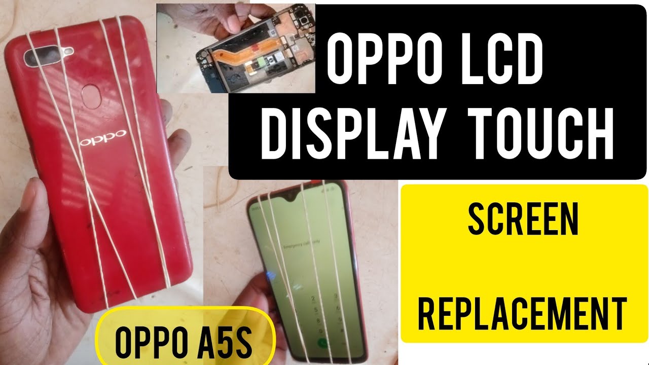 OPPO A5S LCD DISPLAY TOUCH SCREEN REPLACEMENT | DESTROYED OPPO PHONES ...