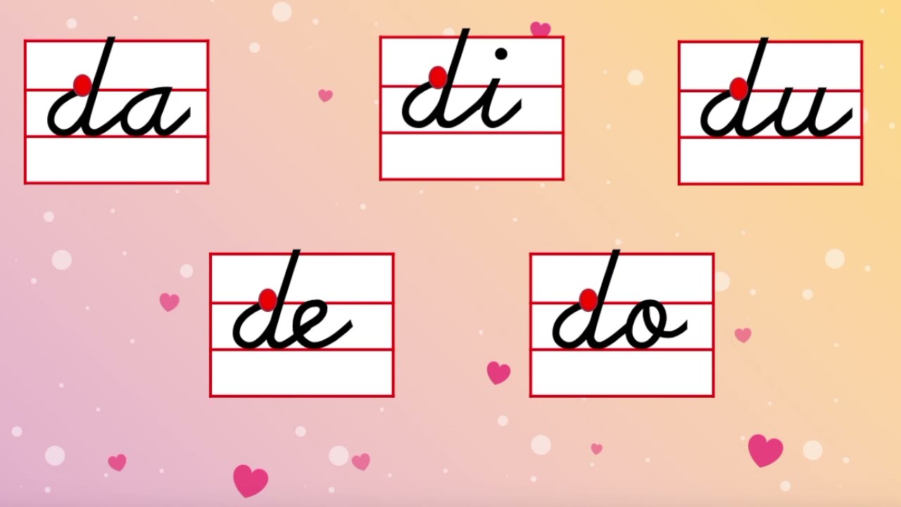 Formamos Palabras con D - N - YouTube