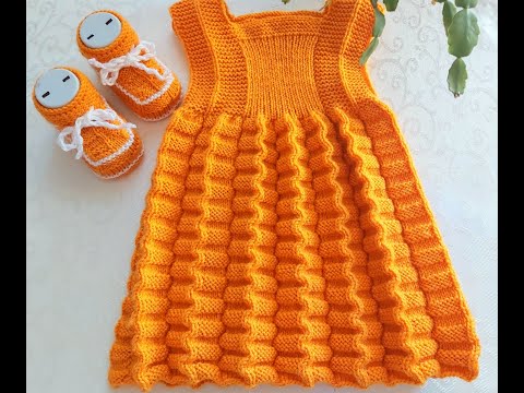 Pileli Bebek Elbisesi / Akordiyon Bebek Elbise Modeli