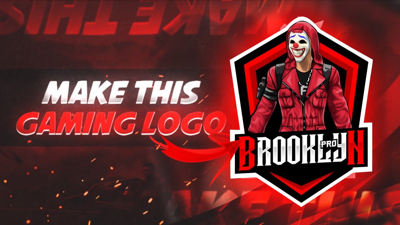 HOW TO MAKE FREE FIRE RED CRIMINAL LOGO😍🔥ON ANDROID💥 - YouTube
