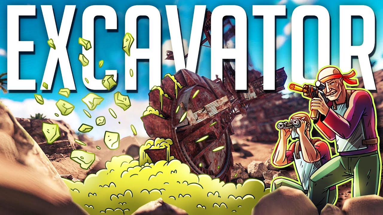 DOMINATING the NEW EXCAVATOR for JACKPOT LOOT in Rust - YouTube