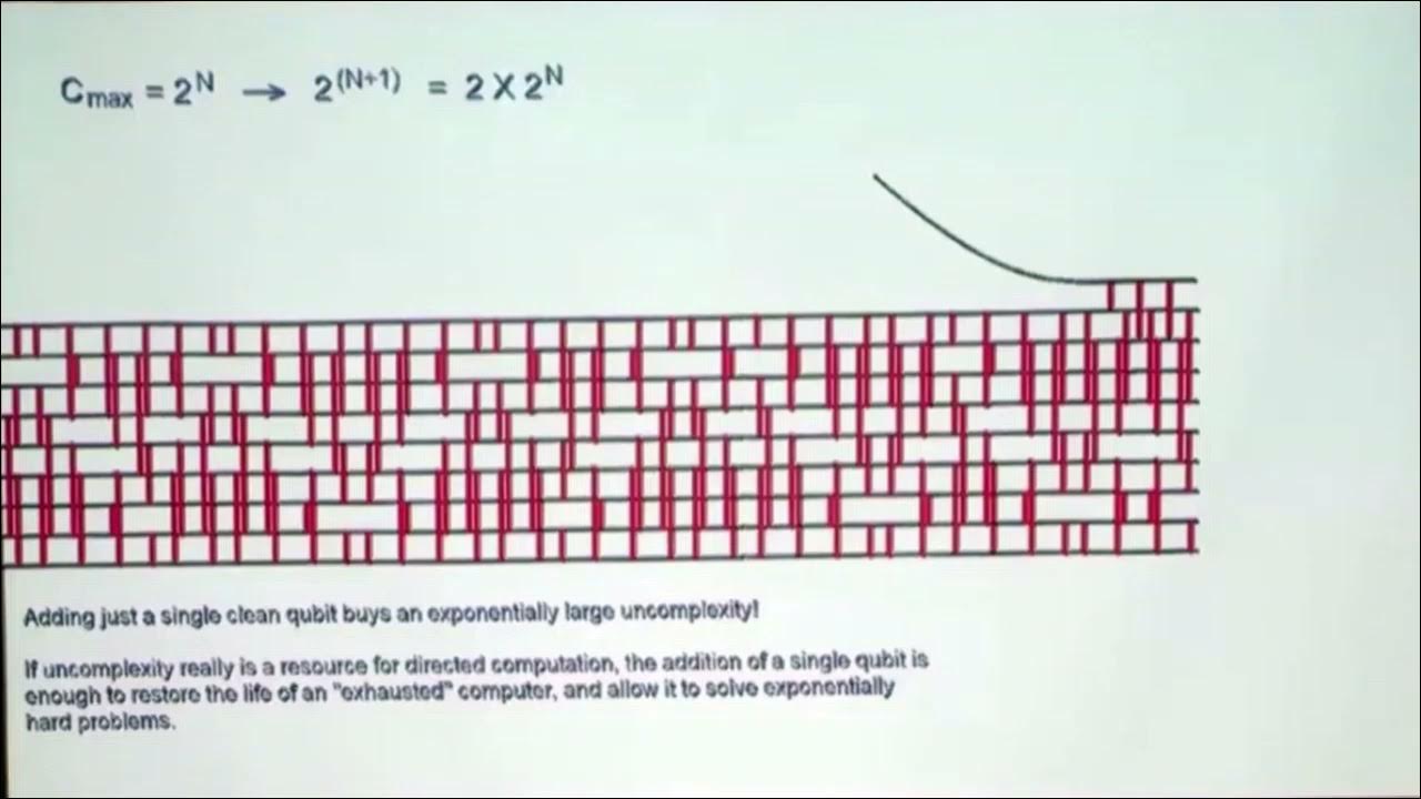 Leonard Susskind on Black Holes Quantum Complexity FireWalls and One Clean Qubit Computation 1 ...