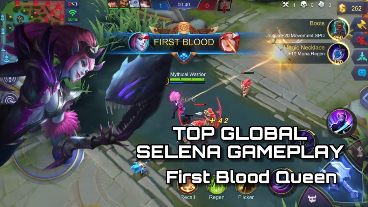 SELENA GAMEPLAY #1 | MOBILE LEGENDS - YouTube