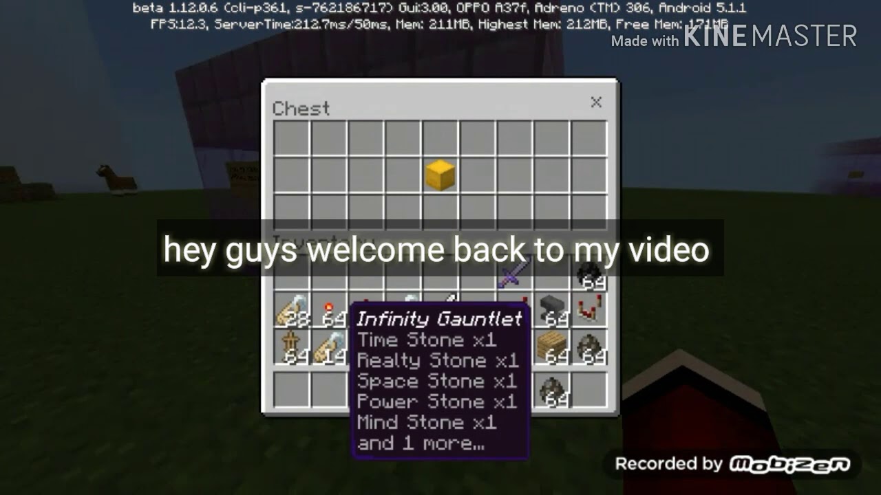 How to make a infinity gauntlet in minecraft no mods or addons - YouTube