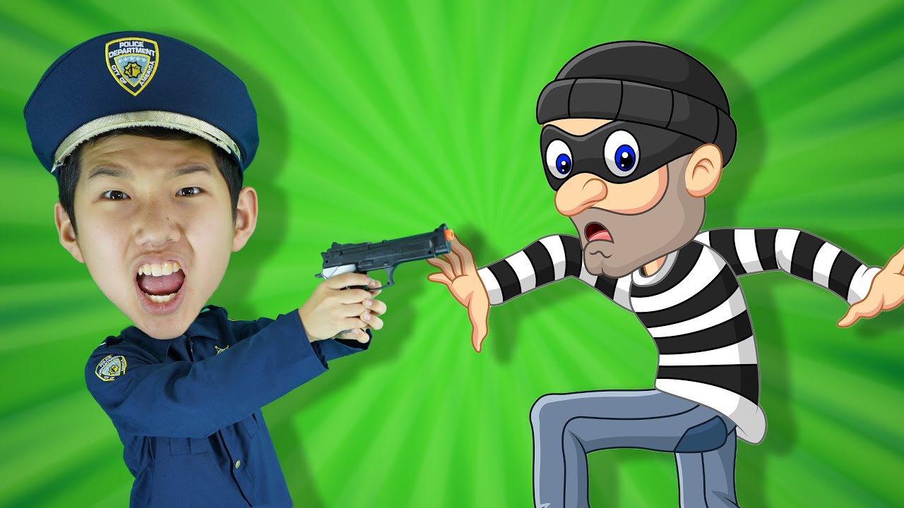 Policeman Chasing the Stranger Danger | Policeman Song + MORE Nursery ...