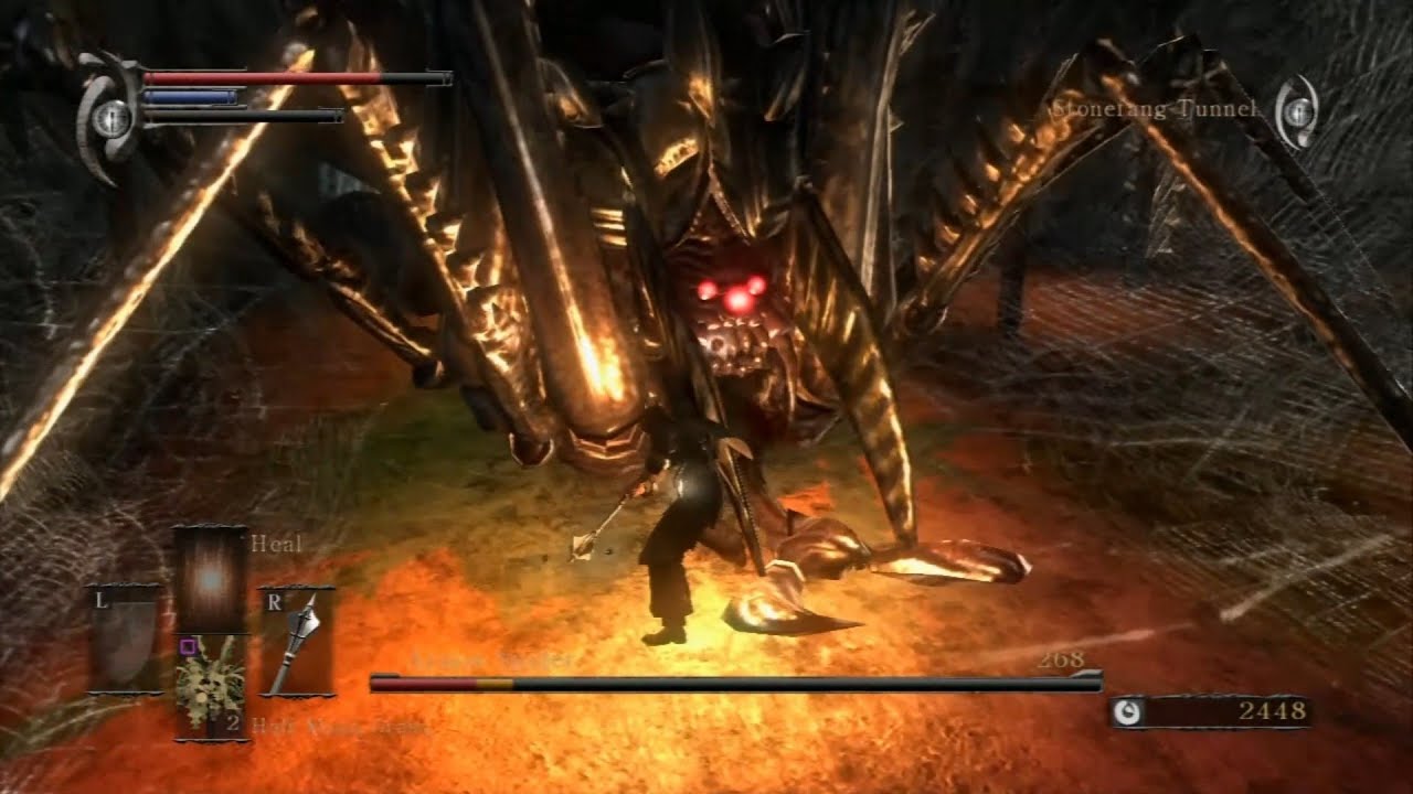 Demon's Souls (Original) - Armor Spider - StoneFang Tunnel 2-1🎬 - YouTube