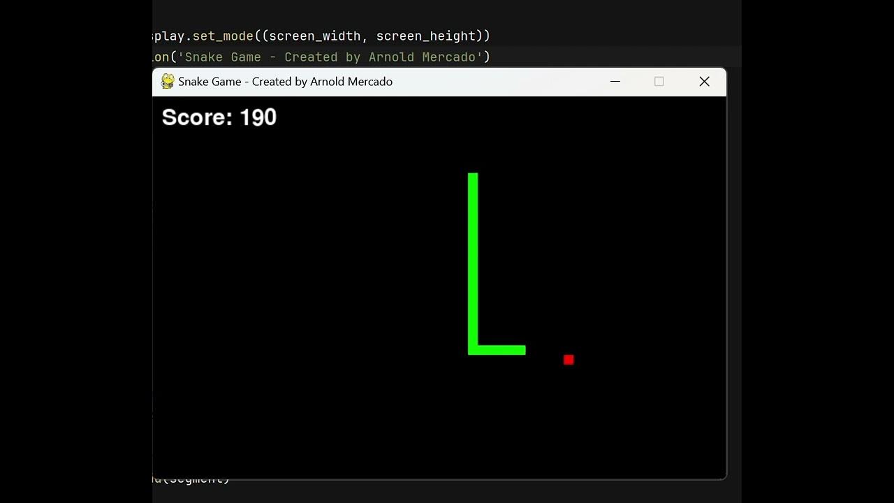 Snake Game CSCI 3329 Lab 26 - YouTube