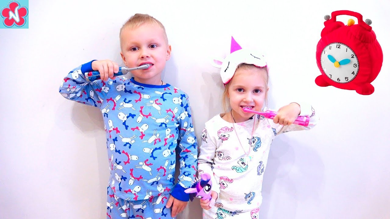 My Morning Routine , Nil and Nelly Pretend Play Morning Routine - YouTube