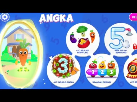 Belajar Mengenal Angka || Game Untuk Mengenal Angka 123 #belajar # ...