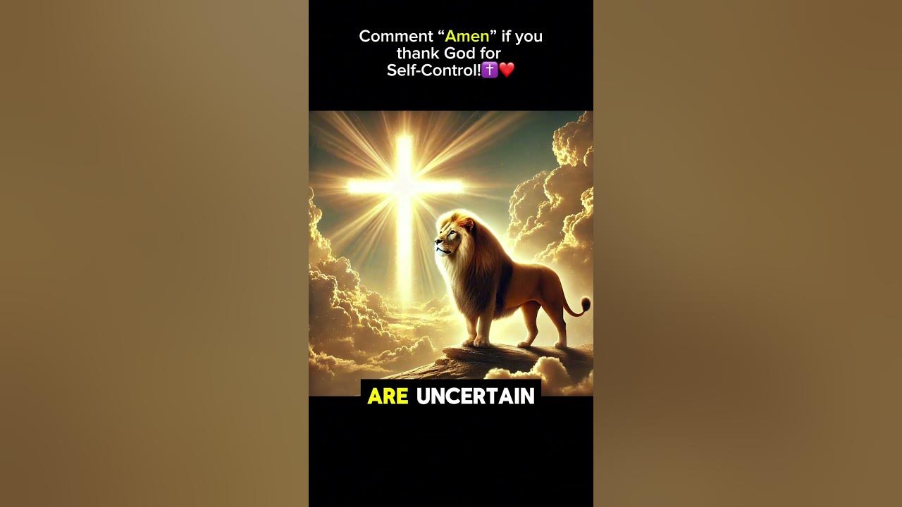Unlock God’s Strength for Unshakable Self-Control 🔥 #Christ #Encourage ...