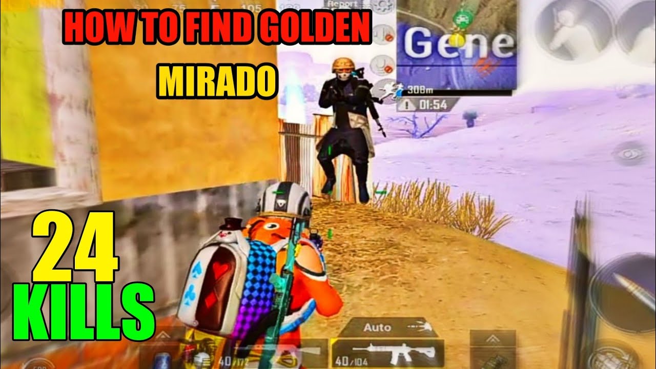 HOW TO FIND GOLDEN MIRADO ?? | Red Mi Note 8 Pro Gameplay | PUBG Mobile ...