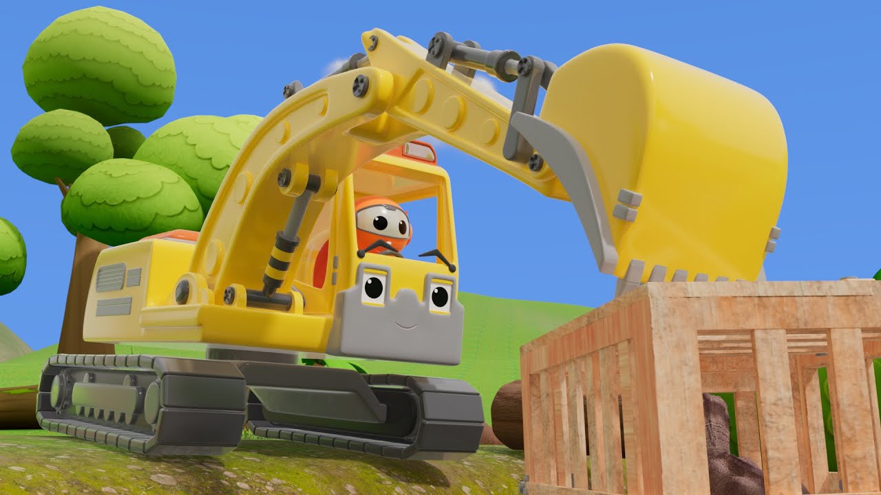 Tyrannosaurus rex fell into the river, and an excavator rescued it ...