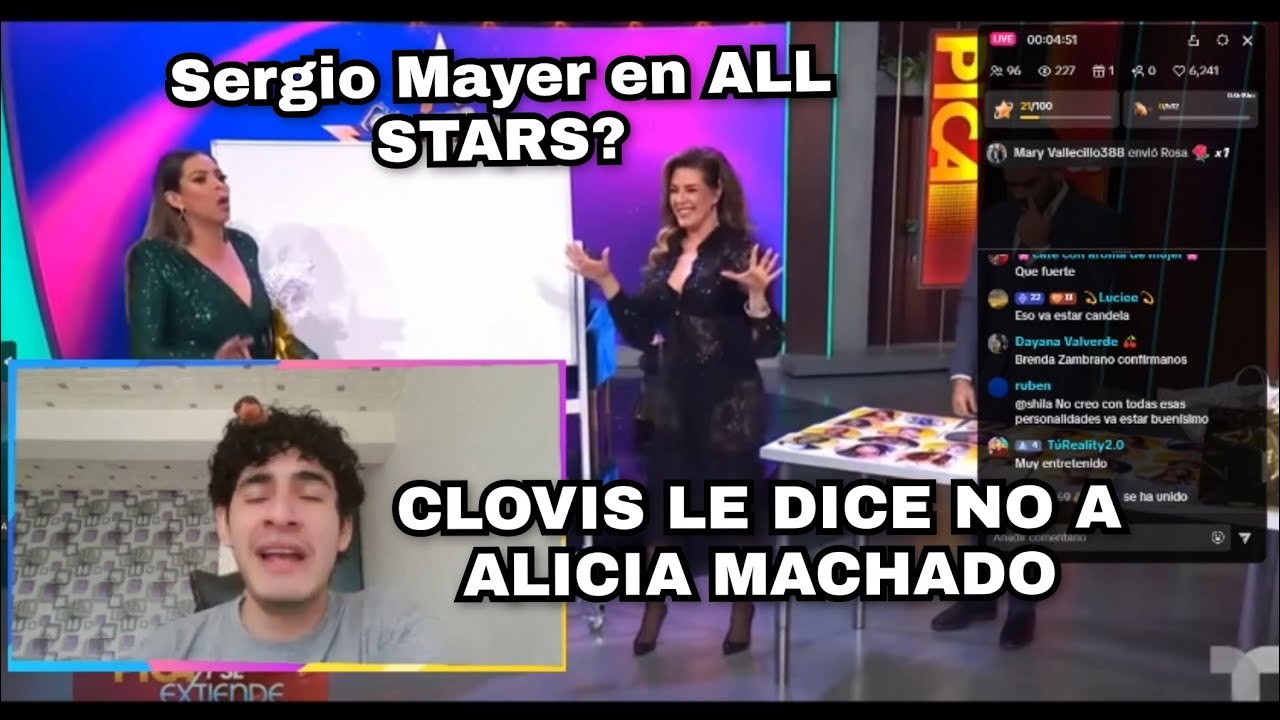 Alicia Machado le pide a Clovis que sea la imagen de su perfume y ...