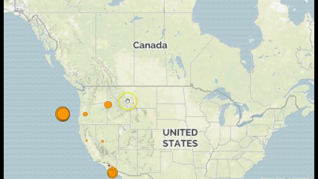 Earthquake Swarms Strike US West Coast - YouTube