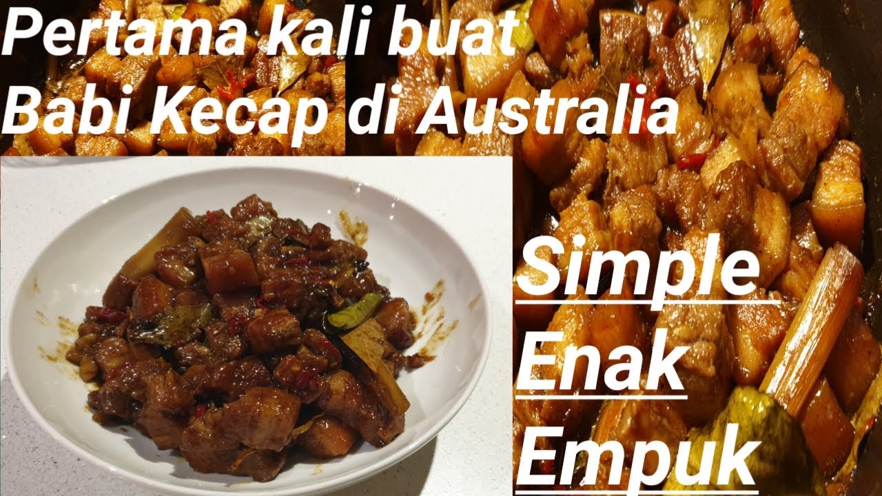 Resep dan Cara Membuat Babi Kecap Simple, Enak, Empuk - YouTube