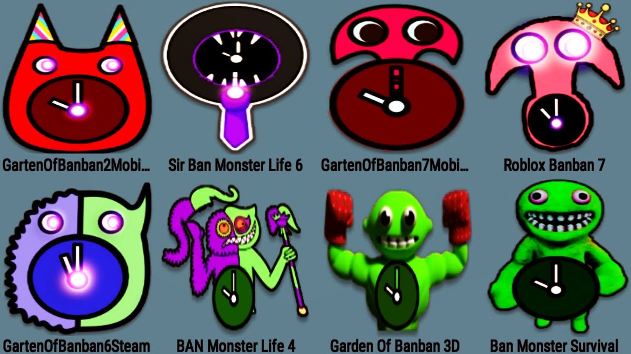 Garden Of Banban 3D ,Sir Ban Monster Life 6, Banban 2 Mobile, Banban 7 ...