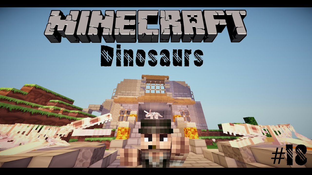 More building?! Minecraft dinosaurs part 18 - YouTube