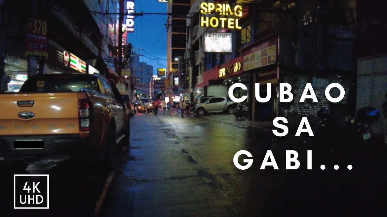 Scenes at Night in Cubao | Night Walking Tour in Quezon City ...