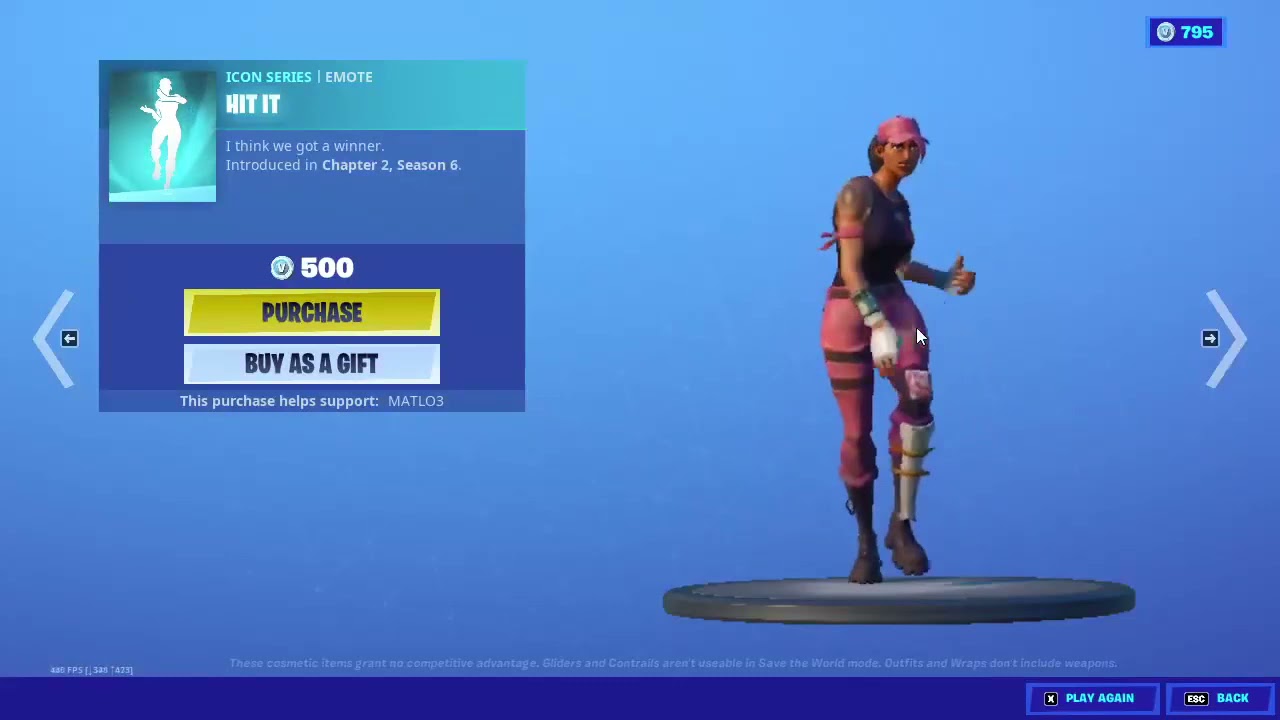 *NEW* “Hit It” Icon Series Fortnite Emote Showcase (TikTok Emote) - YouTube