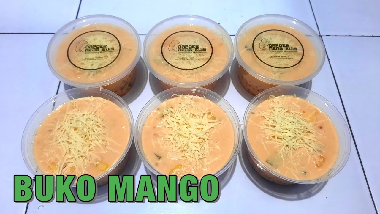 Resep dan Cara Membuat Buko Mango Cheese atau Mango Sago - YouTube