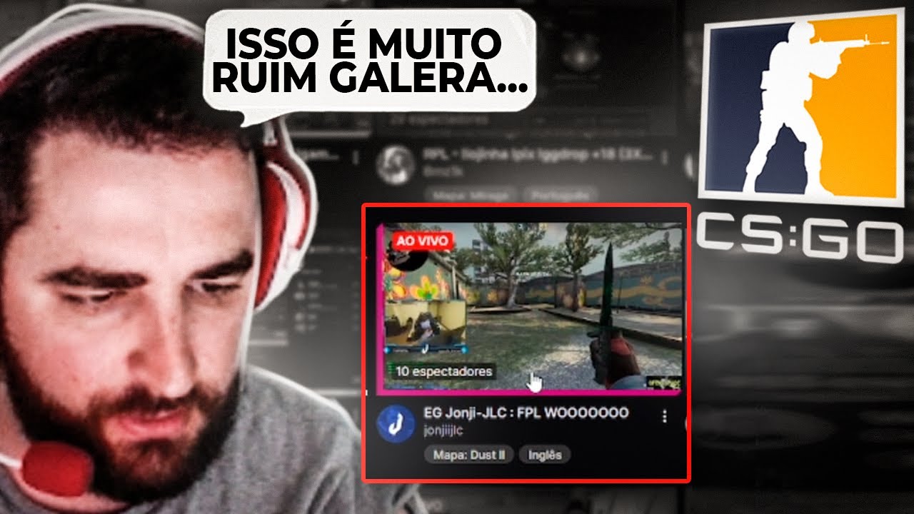 FALLEN TOTALMENTE IMPRESSIONADO COM ESSE STREAMER DE CS! - YouTube