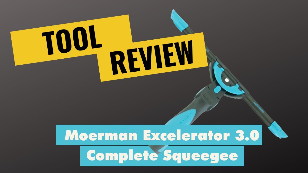 moerman liquidator 3.0 complete 14 in squeegee review! tool time | window cleaning tools - YouTube