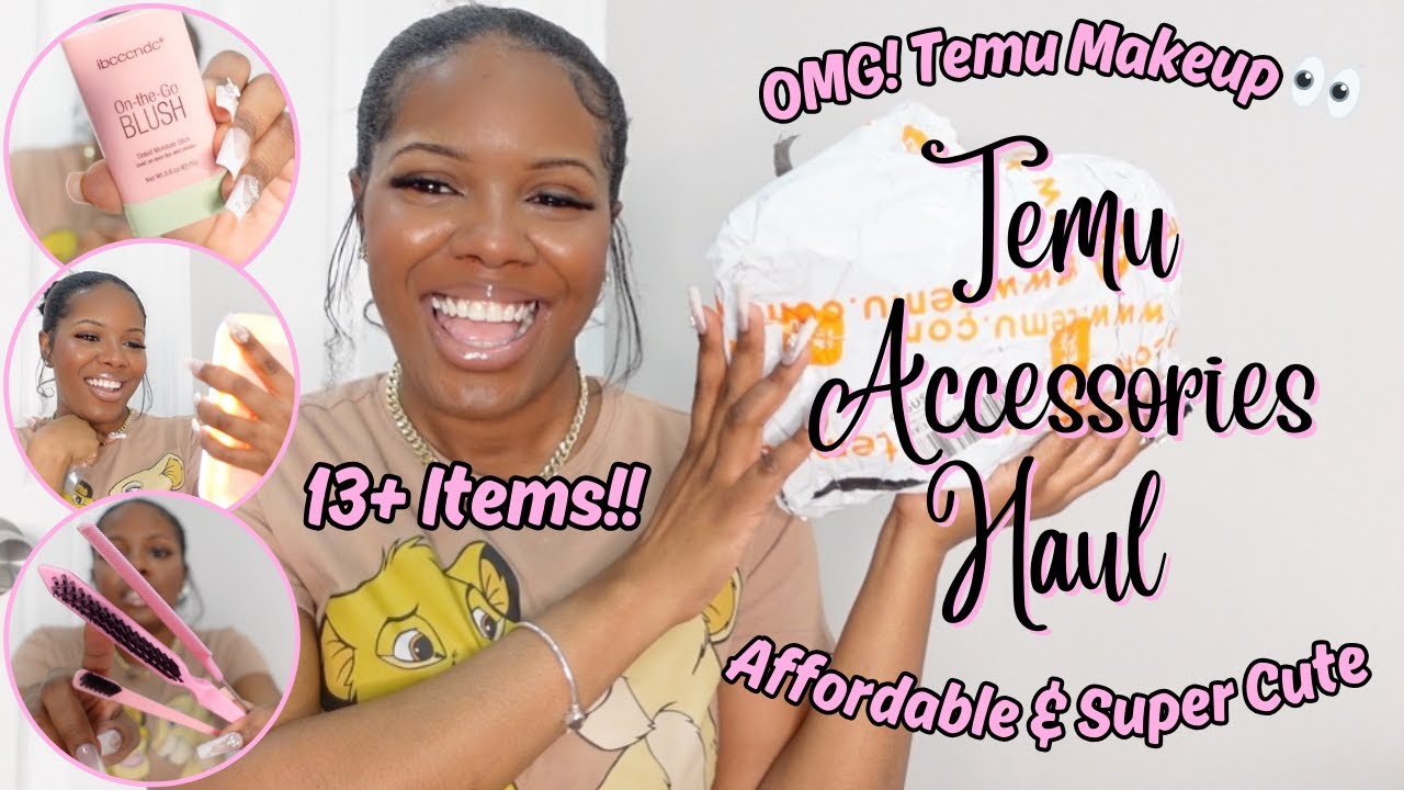TEMU HAUL 2024 | TEMU MAKEUP HAS ME SHOCKED 👀 | Makeup, Hair Tools ...