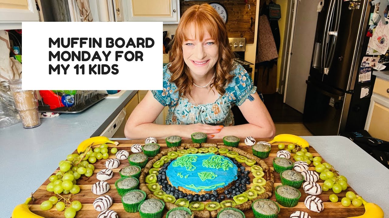 MUFFIN BOARD MONDAY FOR MY 11 KIDS - YouTube