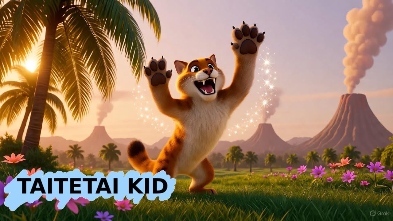 Saber-toothed Cat Stomp - Fun Animated Music Video for Kids - Children ...
