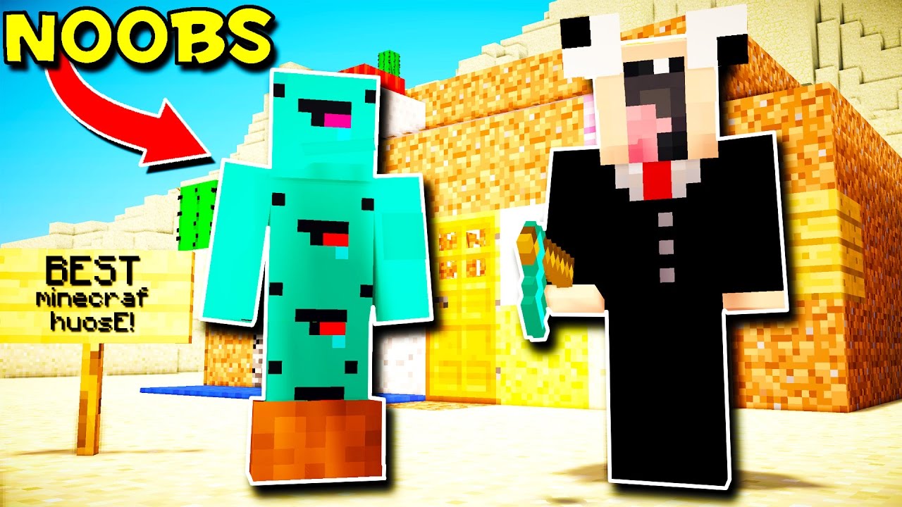TWO NOOBS PLAY MINECRAF! - YouTube