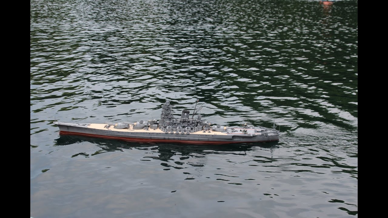 Yamato | 1/200 scale | Rotating turrets - YouTube
