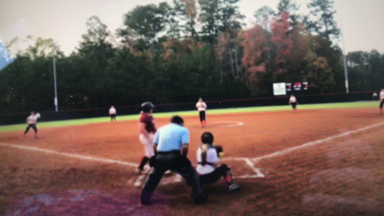 Dinger over the trees at Veterans Fall 2017, vs EC Bullets - YouTube