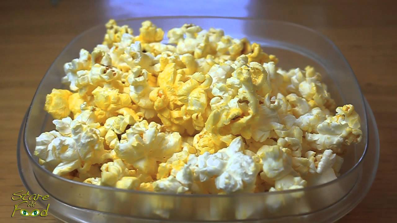 Stare At Food: Popcorn - YouTube