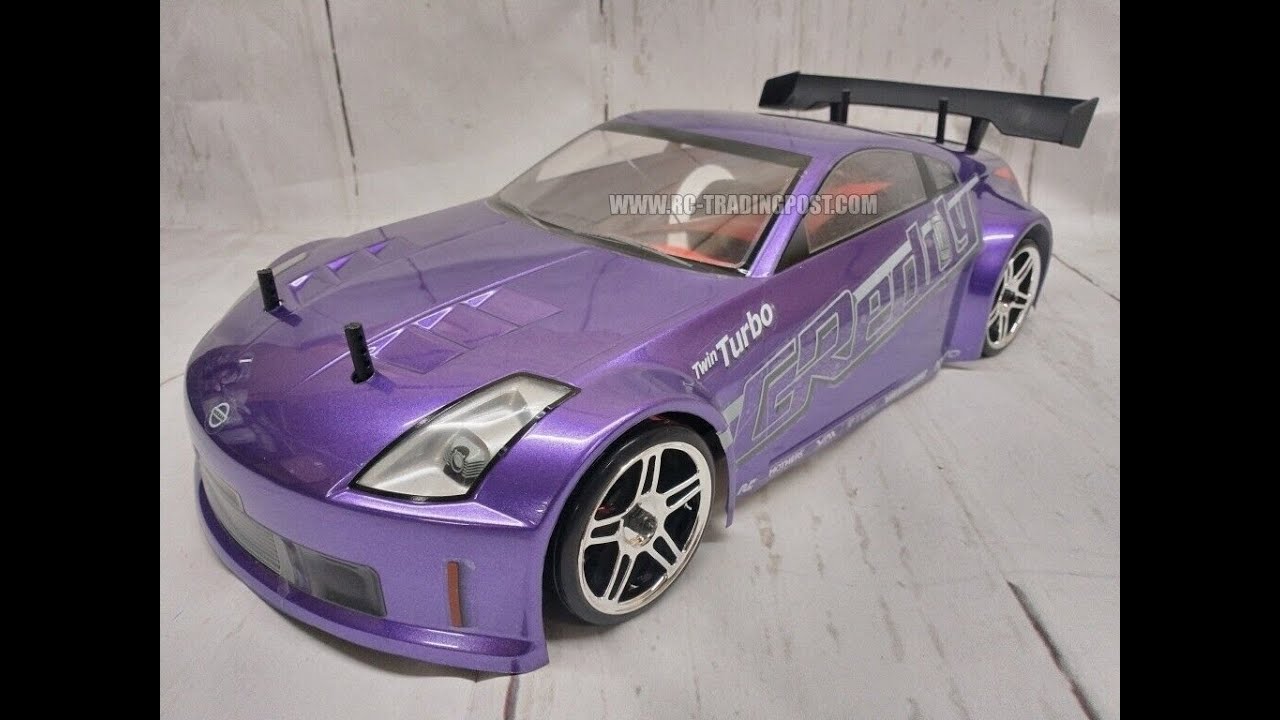 Custom Painted NISSAN 350Z GREDDY Lightning EPX Drift 1/10 4WD RC Drift ...
