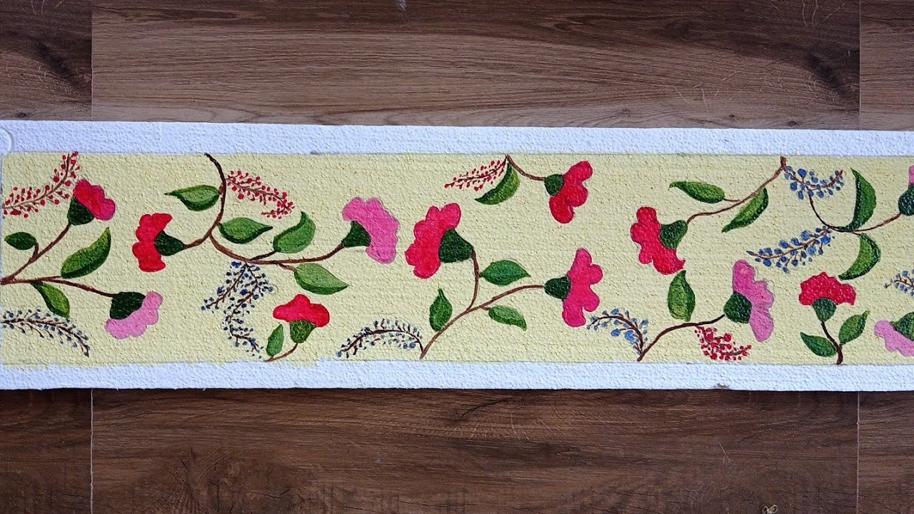 How to make beautiful painting from Thermocol || Easycraft paiting on ...