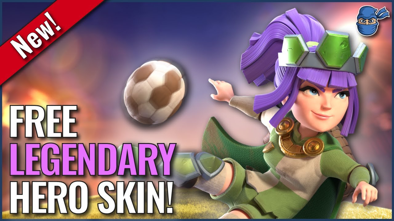 New Football Queen Skin - May 2024 | Clash Of Clans - YouTube