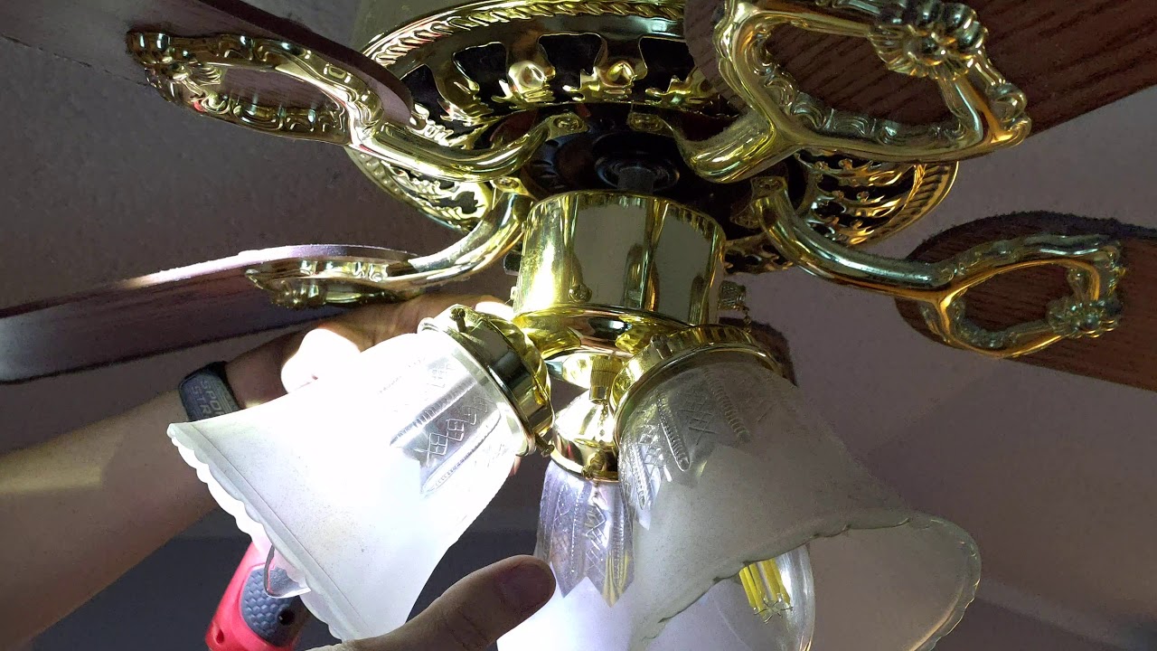part 2 how to fix a ceiling fan light switch - YouTube