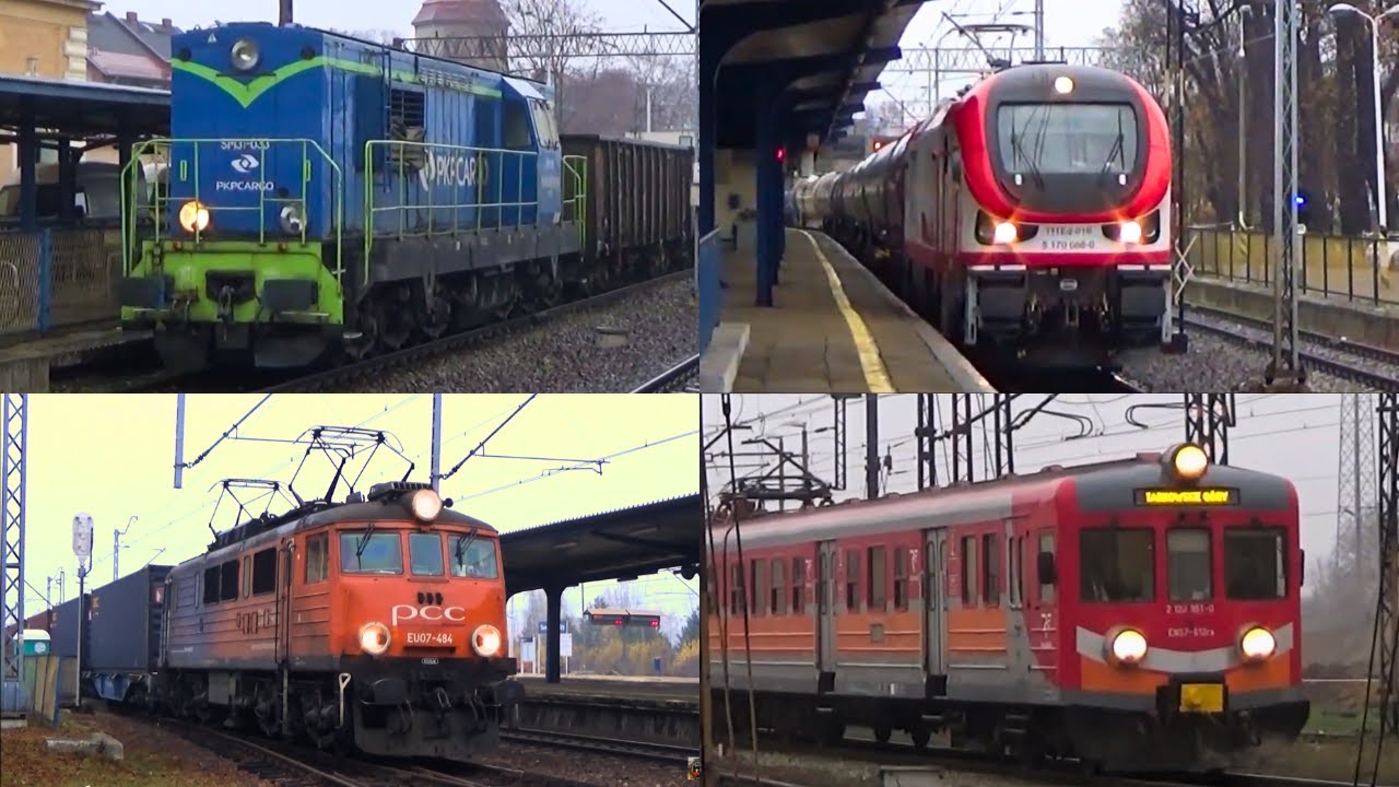 SM31-033 PKP Cargo, EU07 PCC Intermodal, Gama Alza Cargo, ET22 PKP ...