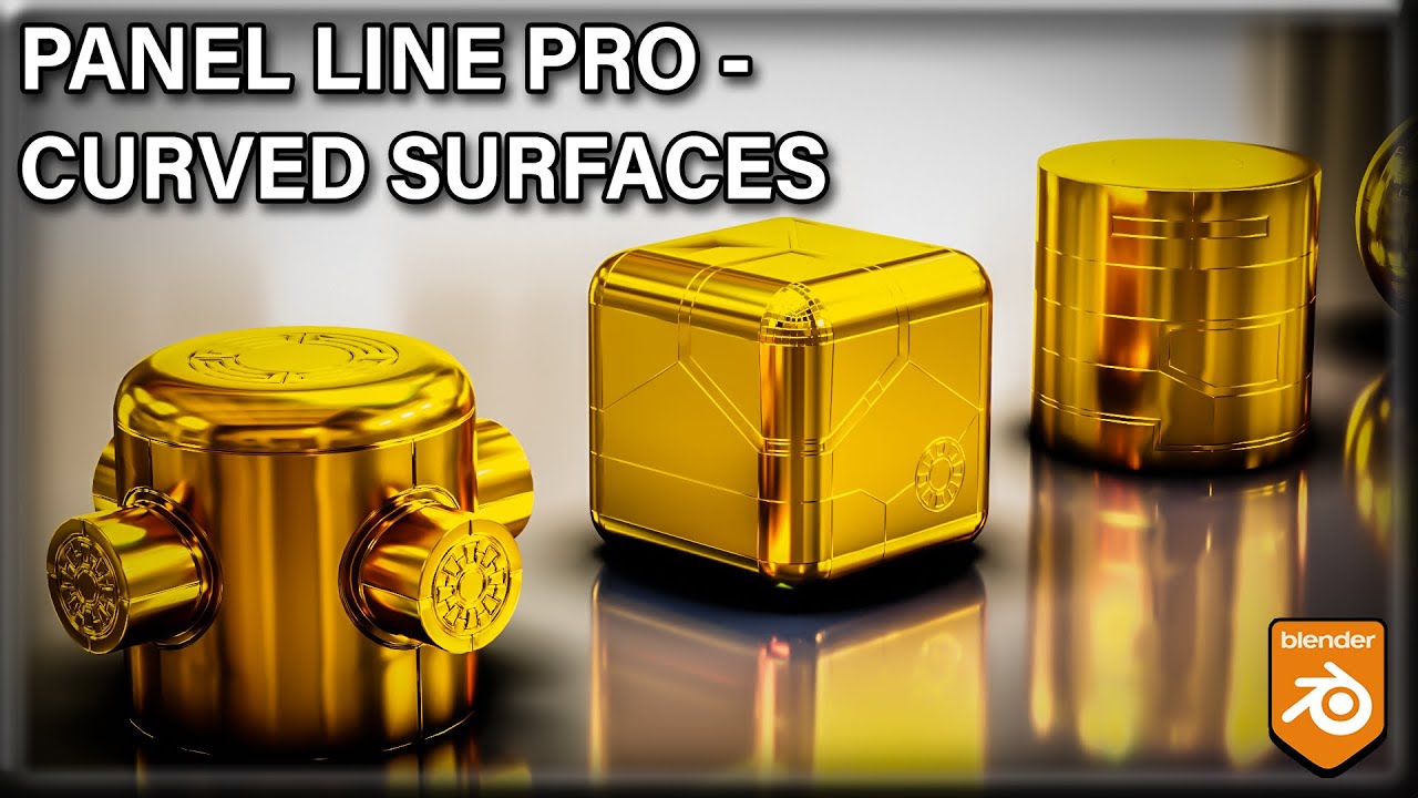 Panel Line Pro - Curved Surfaces - YouTube