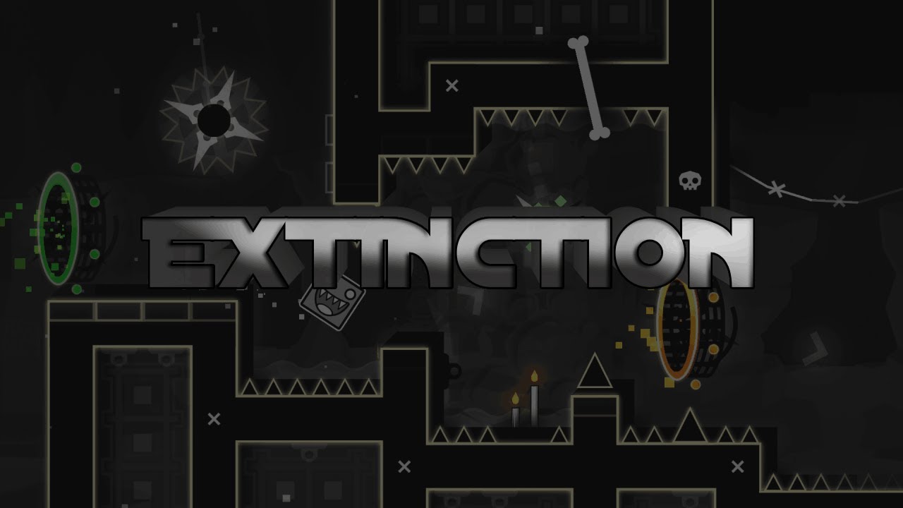 EXTINCTION by haoN (easy demon) 1 coin (100%) - YouTube
