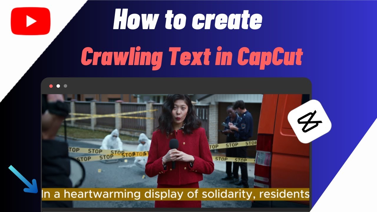 Add Crawling or Moving Text In Capcut PC | Step By Step - YouTube