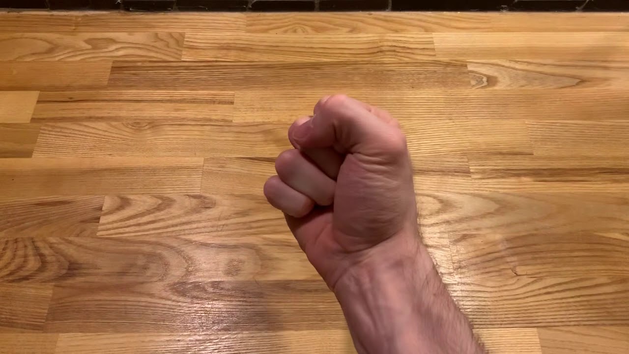 How to clench fist - YouTube