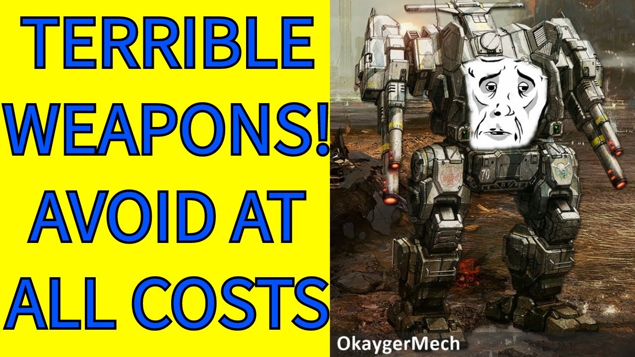 BATTLETECH: WORST weapons in the game! Never take these. The Mech Lab ...
