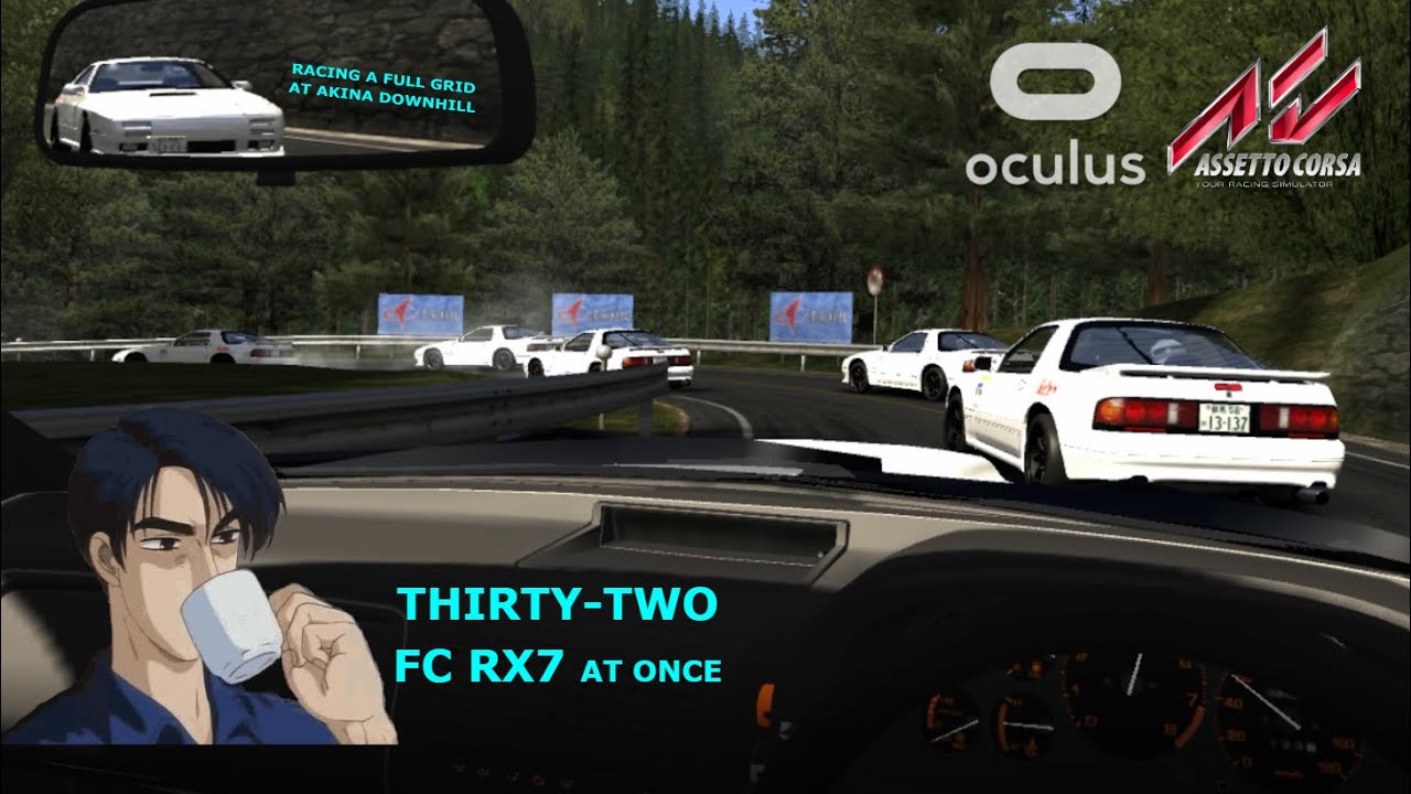 Full Grid @ Mt. Akina - Assetto Corsa VR - YouTube