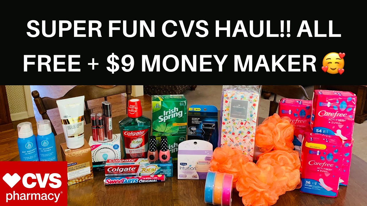 2ND CVS HAUL ALL FREE + $9 MM // SOMETHING WEIRD HAPPENED! UPDATE ON ME ...