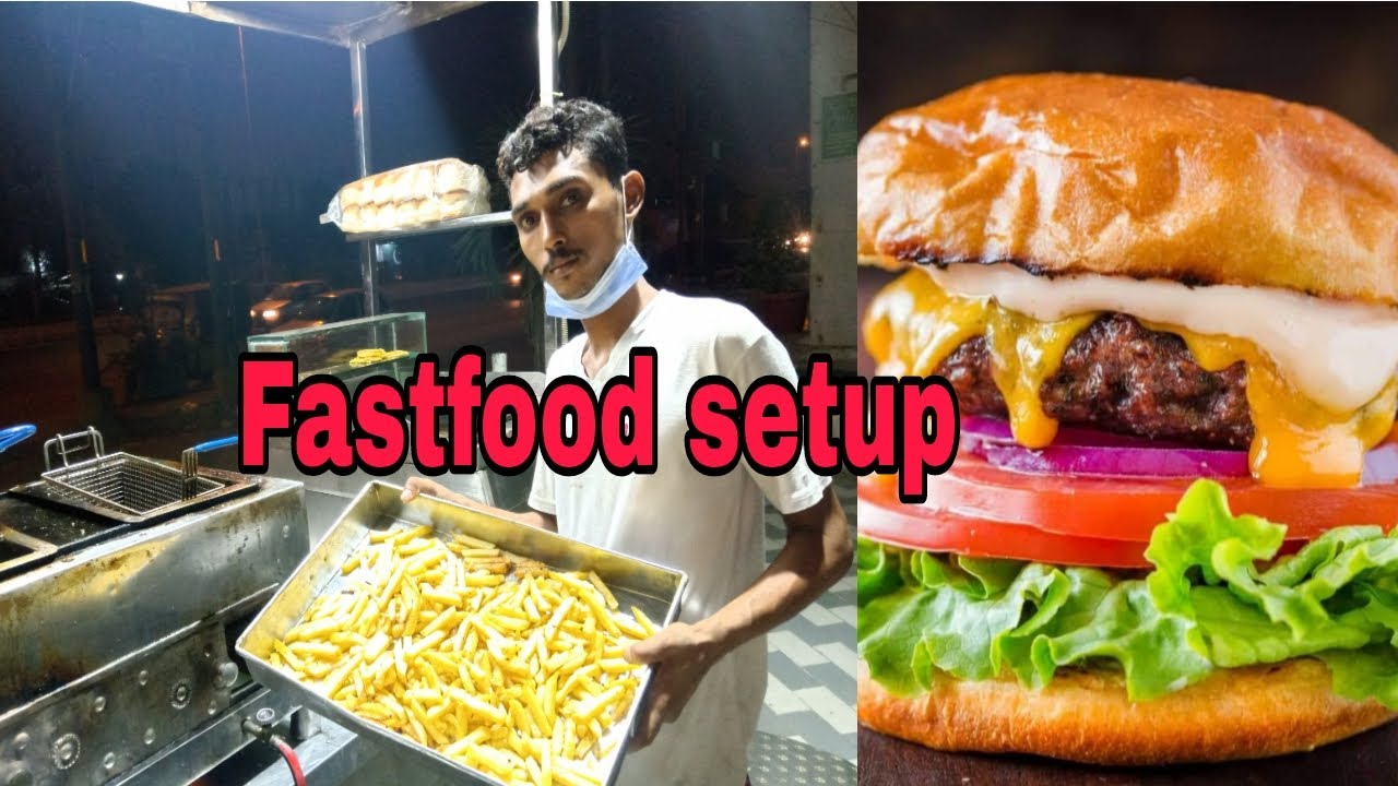 How to start new fastfood setup | new restaurant opening video | food ...