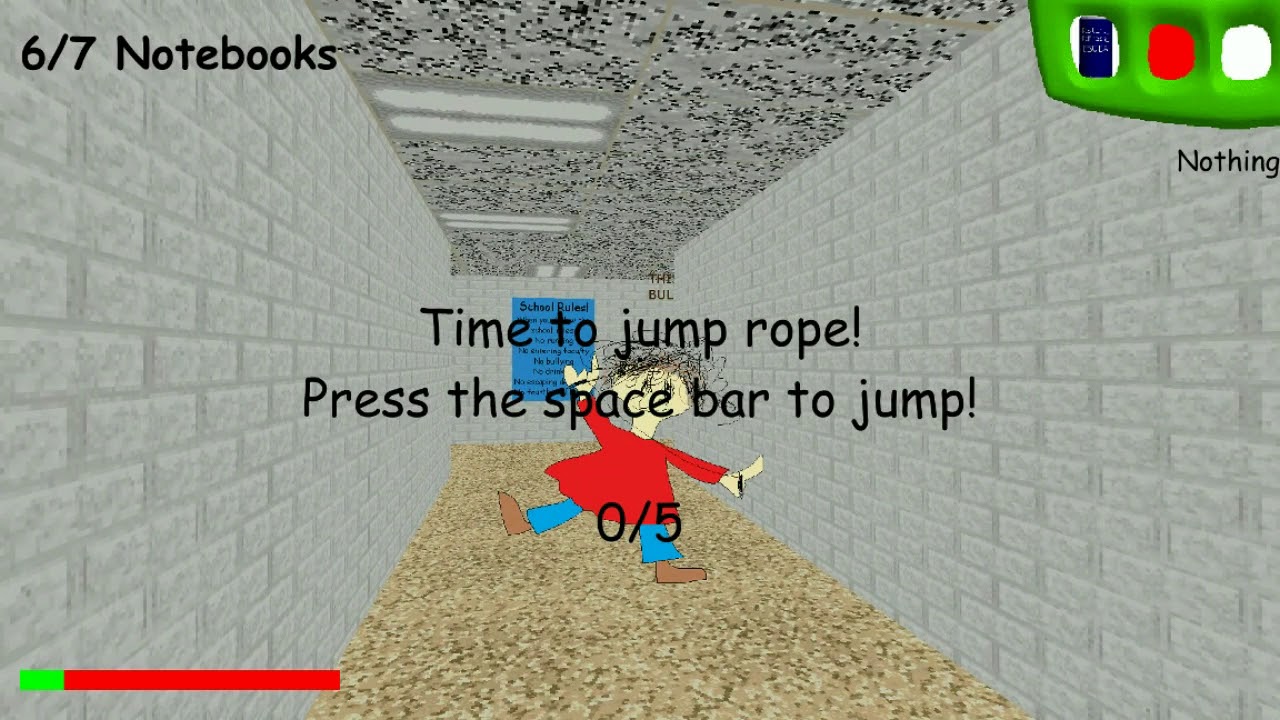 Baldi's Basics!!! new character and 2 out of 4 exits!!!! - YouTube