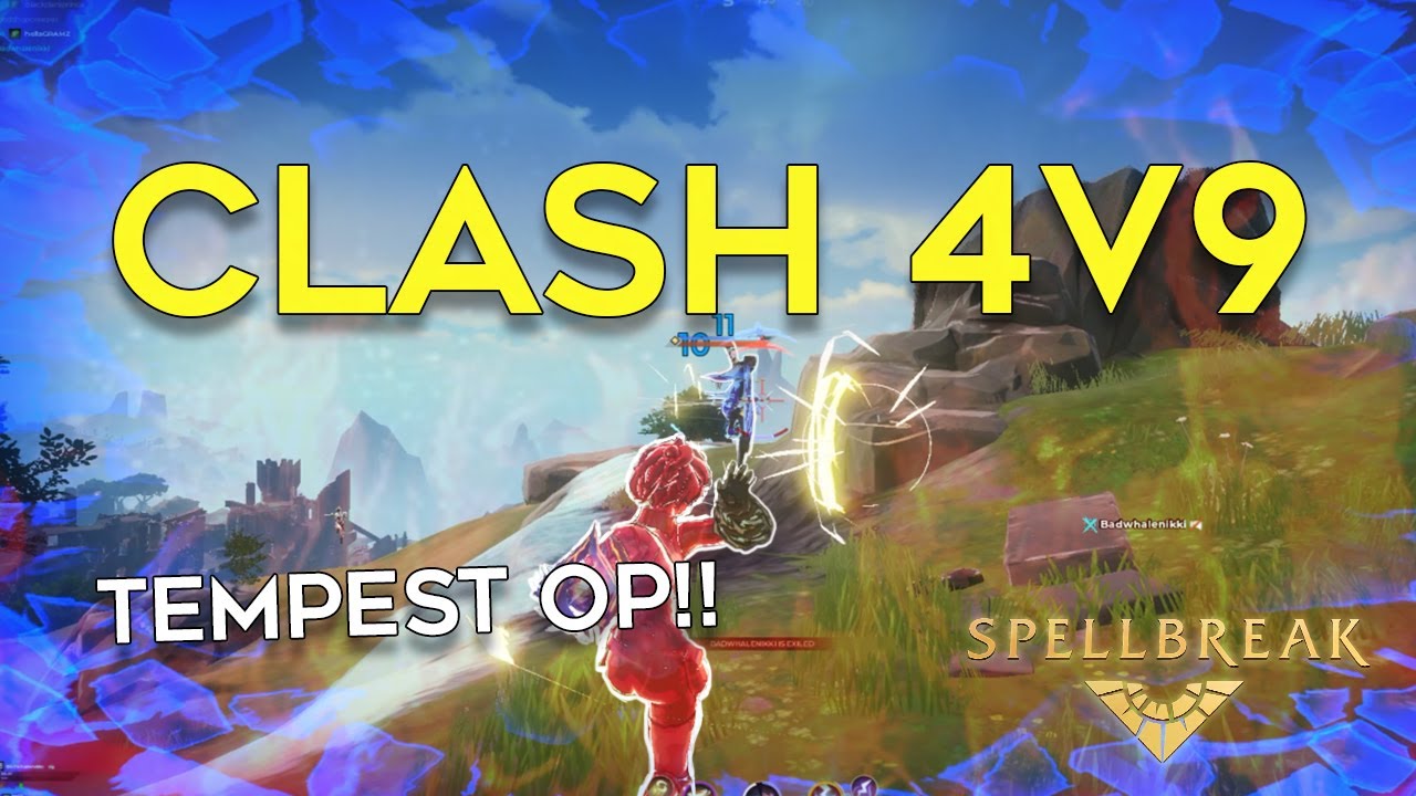 TEMPEST IS OP!! 4v9 Clash Spellbreak Gameplay #2 - YouTube