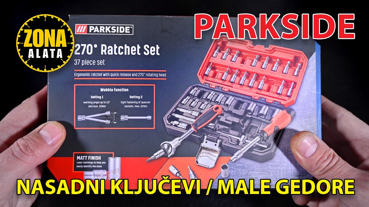 PARKSIDE Male Gedore 37 Delova sa Okretnom Glavom - Nasadni ključevi ...